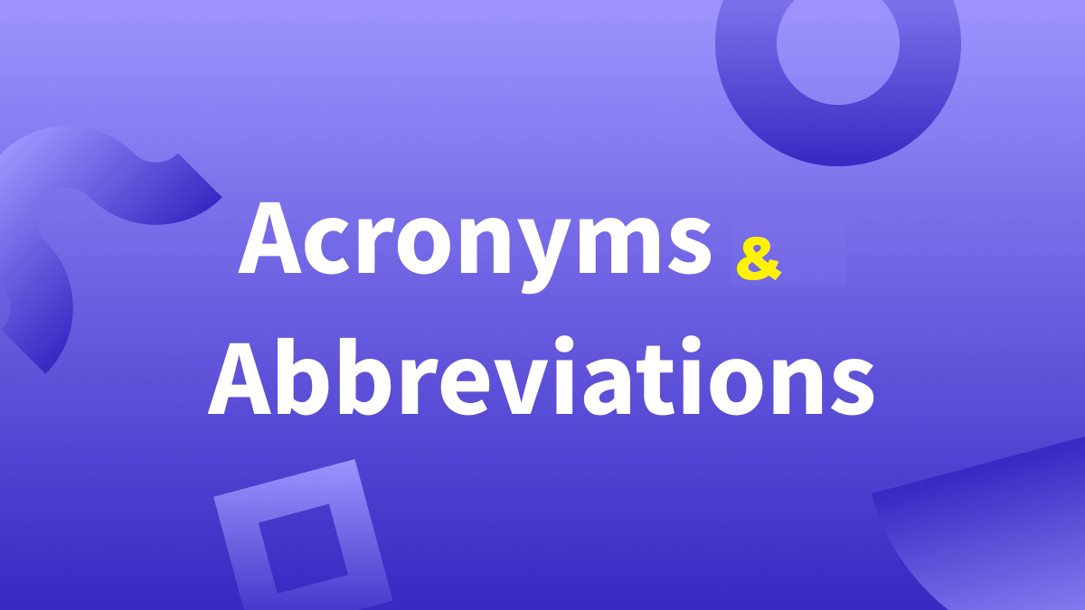 ICT Abbreviations & Acronyms – InfotechTamil