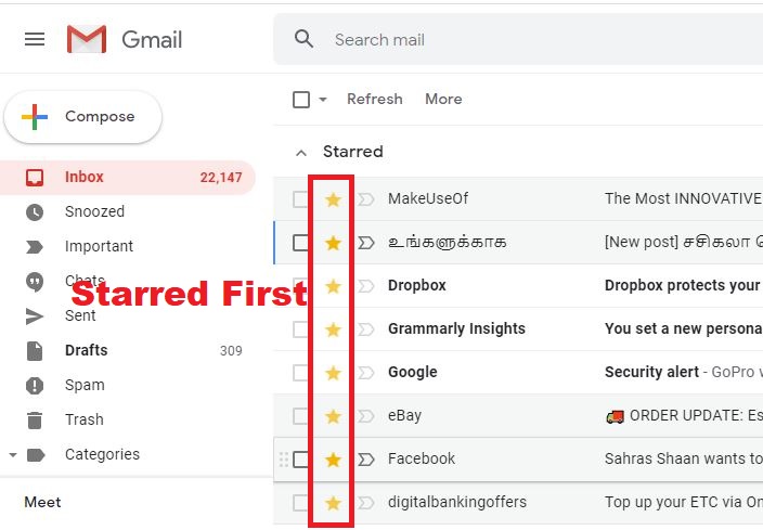 Difference Between Starred Messages And Important Messages In Gmail